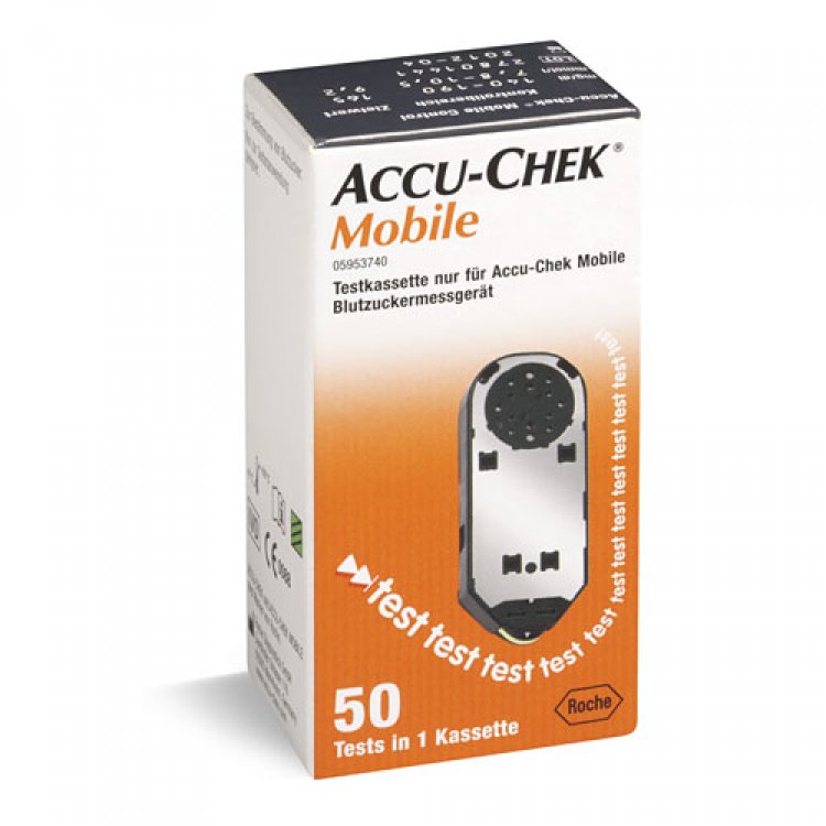 Blood sugar monitor : Accu-Chek Mobile Test Cassette 50 ...